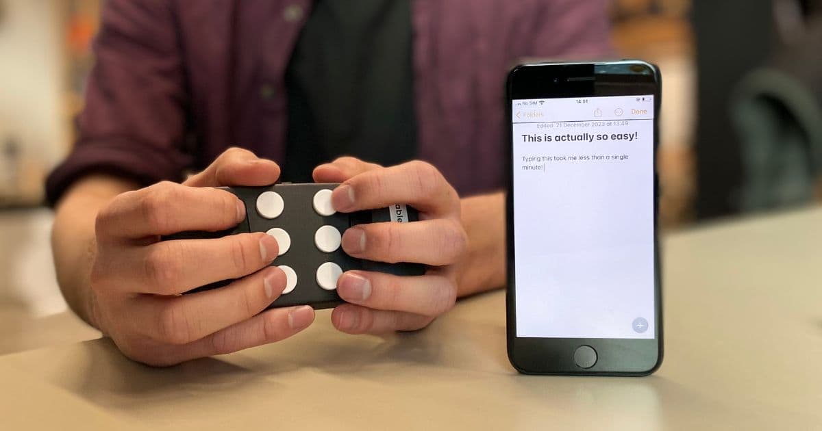 Blind Low Vision NZ - Get Hands-On with Accessibility: Meet the Hable One Braille Keyboard